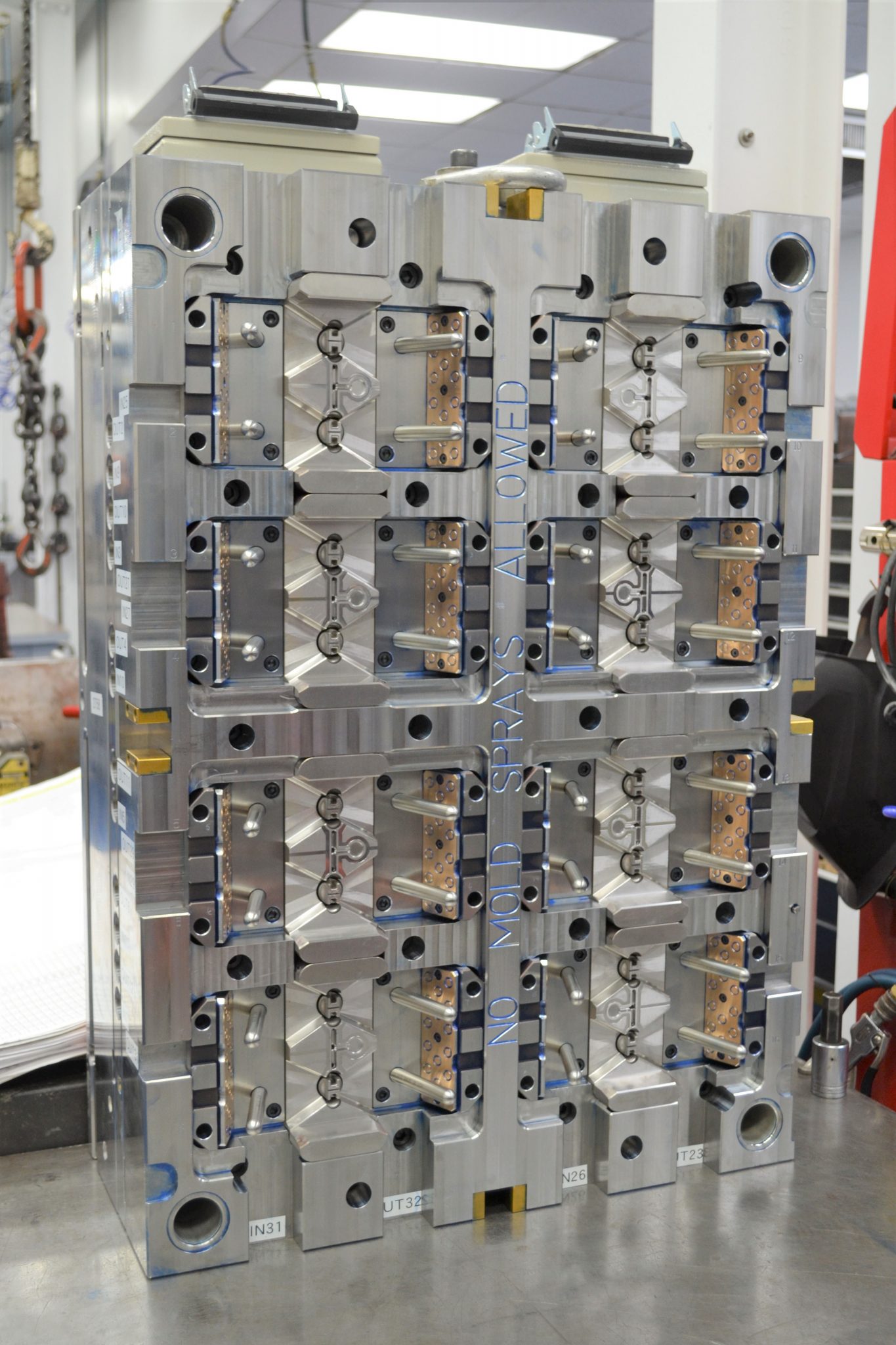 Tool shop update: 16 cavity plastic injection mold - CJ Industries